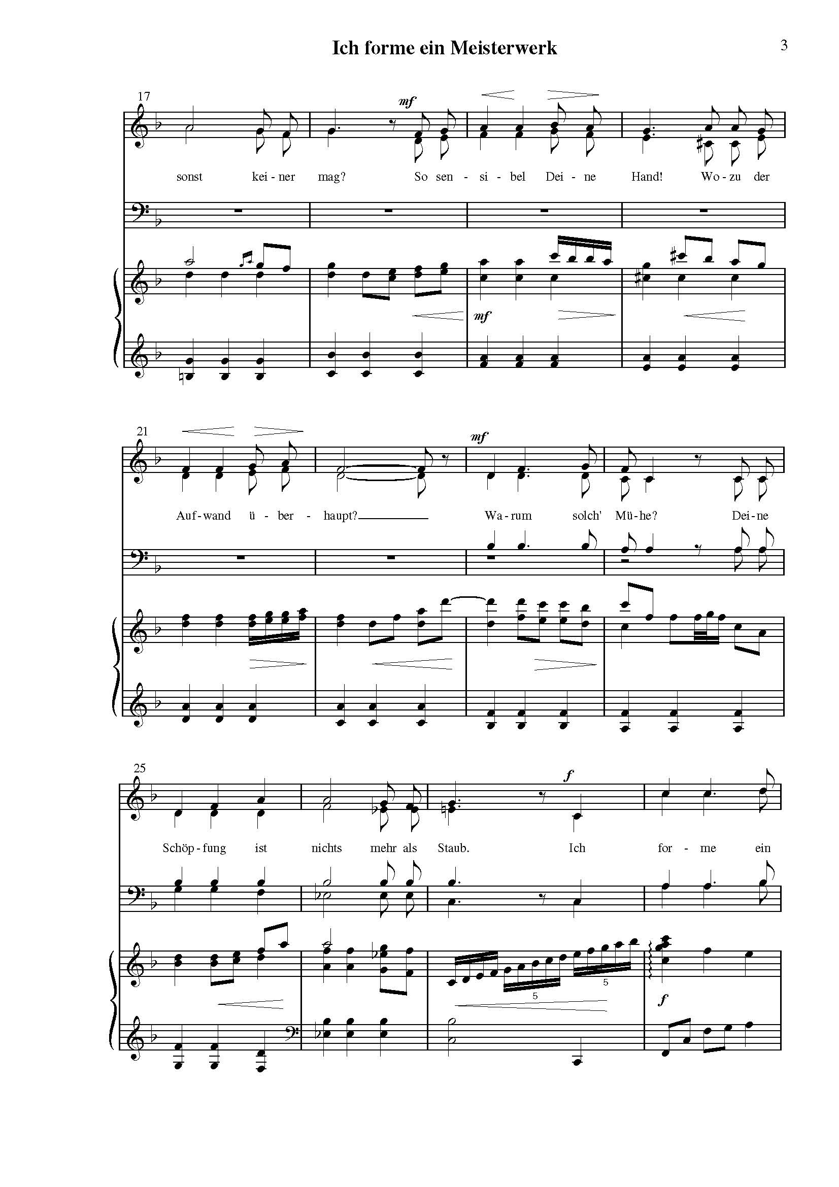 Ich forme ein Meisterwerk - SATB (Partitur ) --> Voice of Hope - Shop