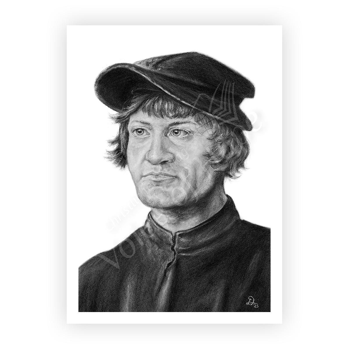 Wandbild - Porträt klein – Ulrich Zwingli