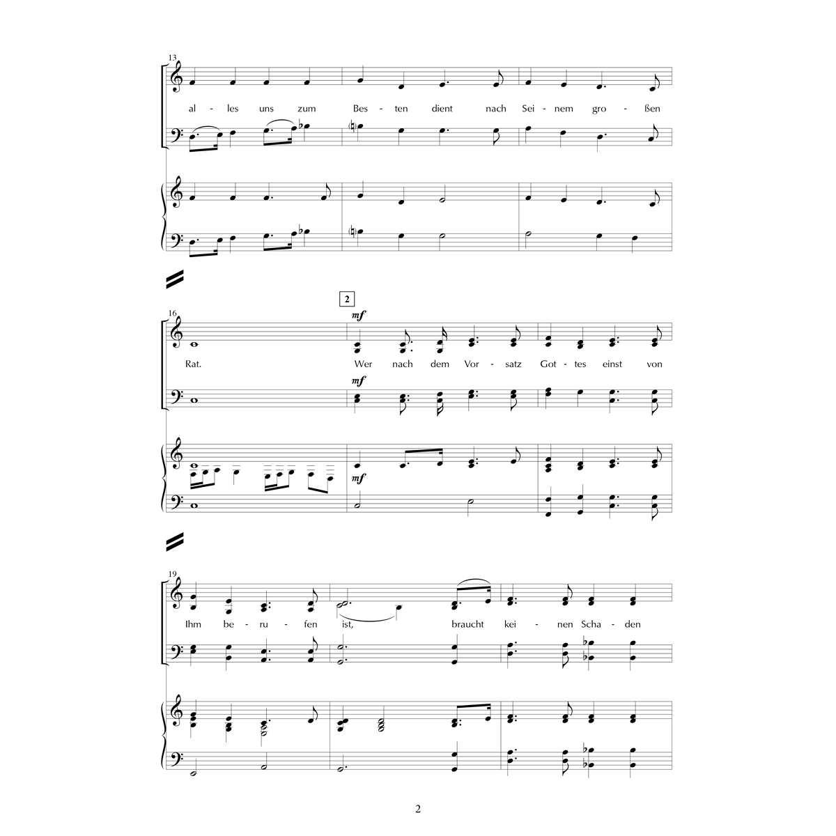 Sproul: Welch eine Wahrheit - SATB + Piano (Partitur)